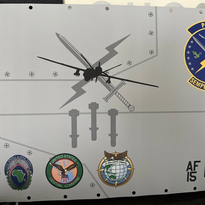 AC-130 H Spectre Gunship Aircraft Nose Art Panel - Etsy