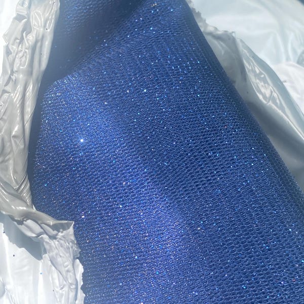 Light Pink Gold Glitter Sparkle English Netting Tulle Fabric by the ...