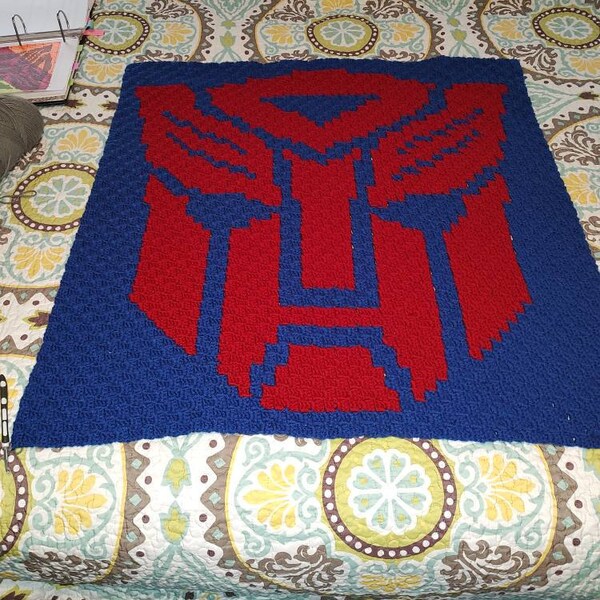 Deadpool Corner to Corner (C2C) Crochet Blanket Pattern - Etsy