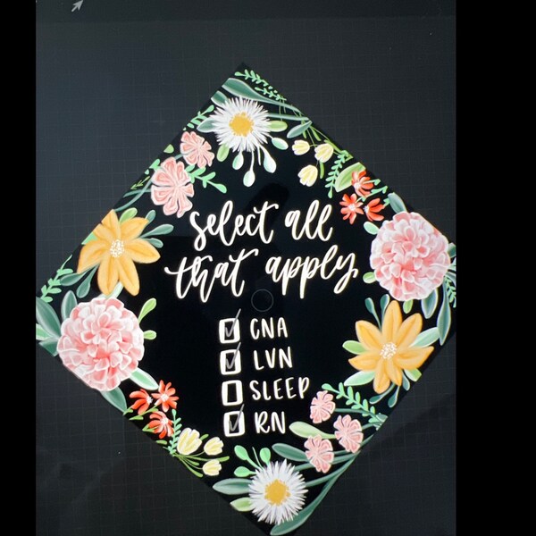 Grad Cap Topper, Custom Graduation Cap, Graduation Cap, Grad Cap ...