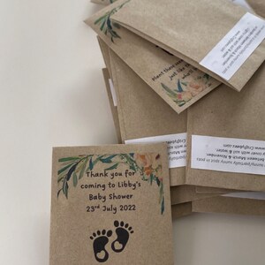 Personalised Teacher Forget Me Not Seed Gift End of Year - Etsy UK