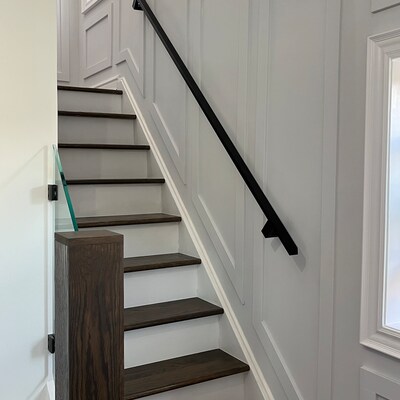 Handrail for Indoor Steps, Tube Size 1.96 1.18 50mm-30mm Rectangular ...