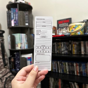 Printable Book Review Bookmark, Bookmark, Book Review, Booktok, Bookish ...