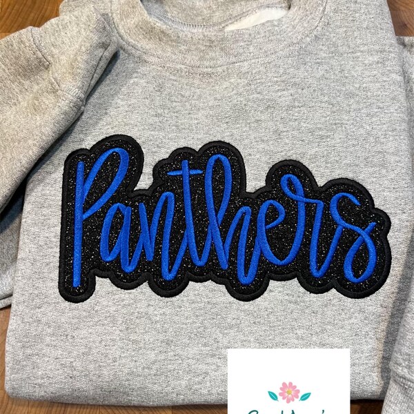 Nona Bean Stitch Double Applique Machine Embroidery Design - Etsy