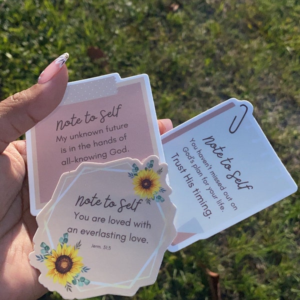 Note to Self Sticker You Can Do All Things phil 4:13 3 Vinyl Sticker ...