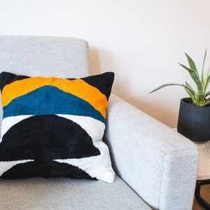 Exclusively Tufted and Embroidered Handmade Cotton Throw Boho - Etsy
