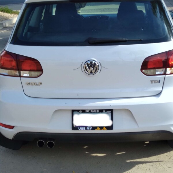 Initial D Racing AE86 - Chrome With RED License Plate Frame - Jdm ...