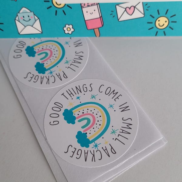 Recycled Packaging Stickers, Reused Materials Stickers, Eco Friendly ...