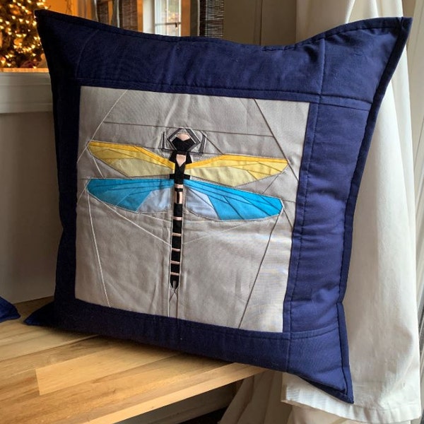 Dragonfly Foundation Paper Piecing Pattern - Etsy