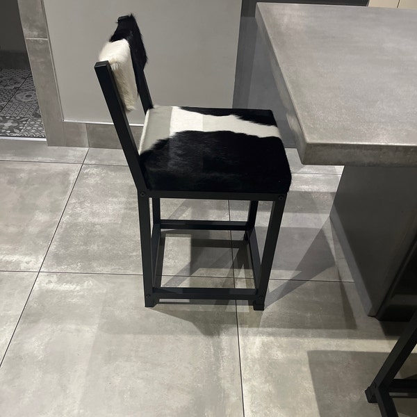 Cowhide Bar Stool Cowhide Counter Stool With Backs FPBK priced per ...