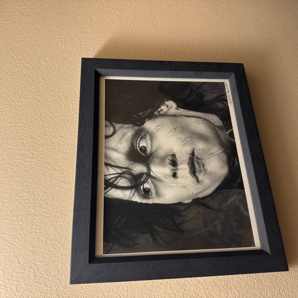 Fine Art 8x10 Print Illustrated Portrait of Christina Ricci as ...