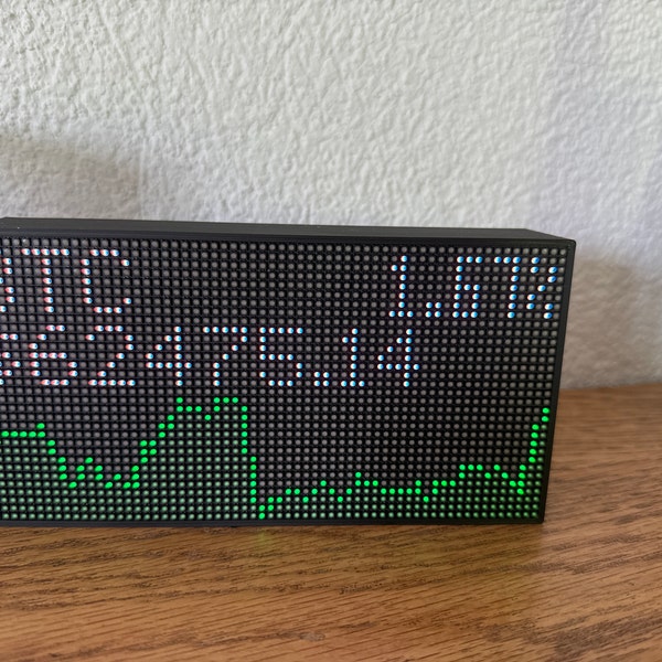 Stock Ticker Forex Crypto LIVE Price Wifi LED Display - Etsy
