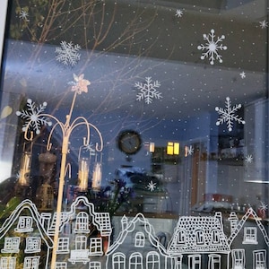 Christmas Tree Window Art Stencil: DIY Festive Decor (digital Download ...