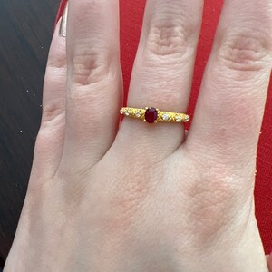 Natural Fire Rainbow Opal Ring October Birthstone Ring - Etsy