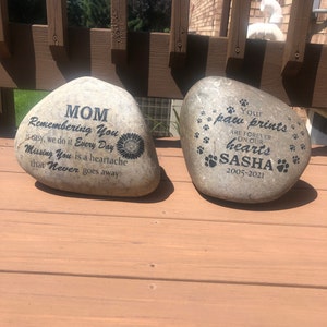 Our Grandkids Grandma Garden Rock Add Kids Custom To Order | Etsy