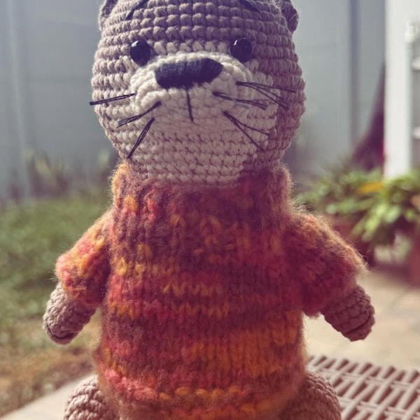 Crochet PDF Pattern Ferret Hugo Toy by Nelly Handmade - Etsy
