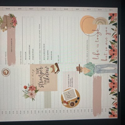 Month of February Goodnotes Digital Stickers for Everyday Use - Etsy