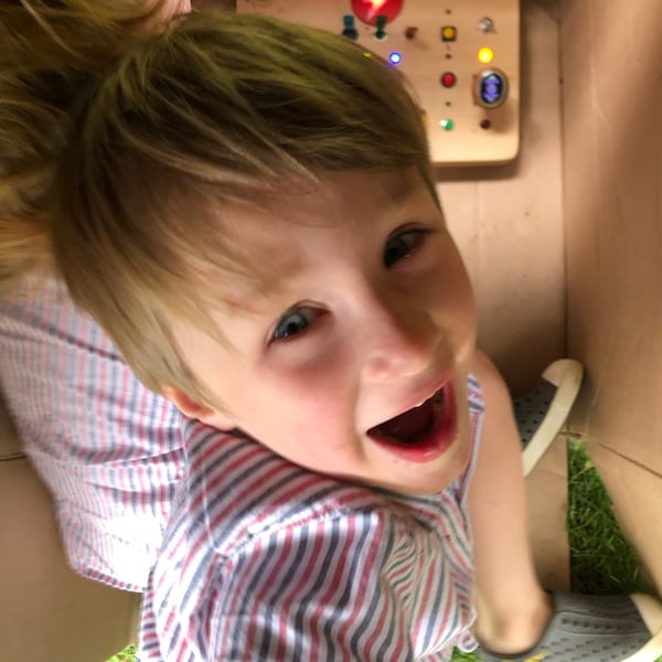 Mission Control Panel for Toddler Busy Board LED Light Toy Switch Box ...