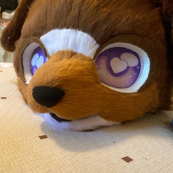 Fursuit Eye Mesh Waterproof Sublimated Costume Eyepieces Multiple Sizes ...