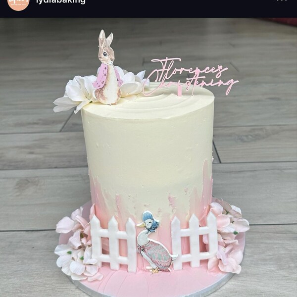 Hijabi Line Art Cake Charm Range of Size & Colour Options - Etsy