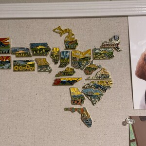 Washington Soft Enamel Keychain Washington Outline Key Ring Illustrated ...