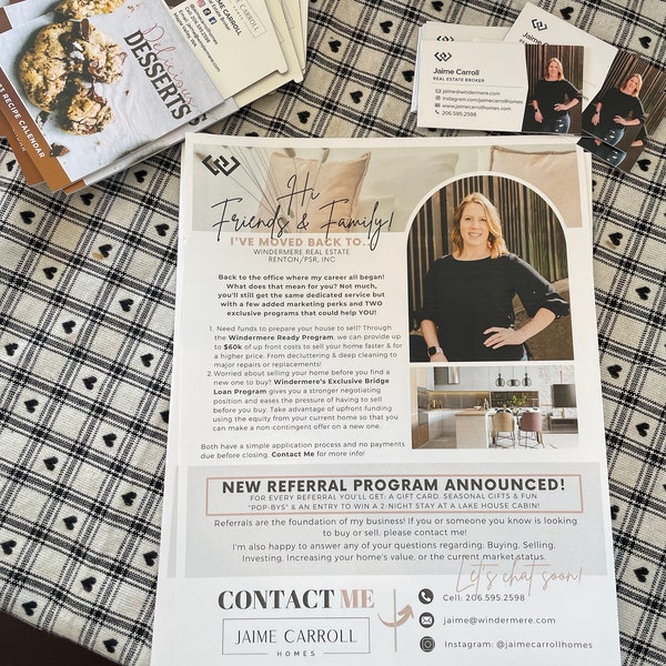 Real Estate Introduction Flyer | Realtor Hello Neighbor Letter ...