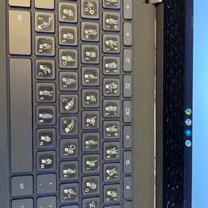 37 ASL Alphabet Keyboard Stickers Sign Language Stickers - Etsy