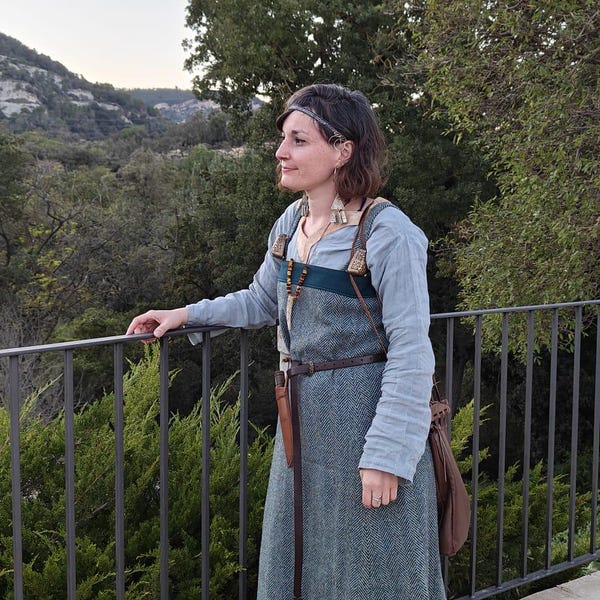 Medieval Russian Linen Shirt rubacha With Selvage for Slavic Reenactors ...