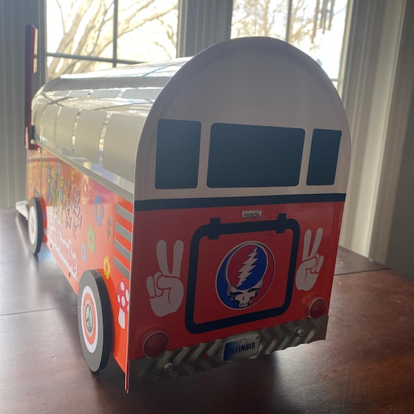 Stardard Mailbox Size. With Decal Design This is A Custom Made Camper ...