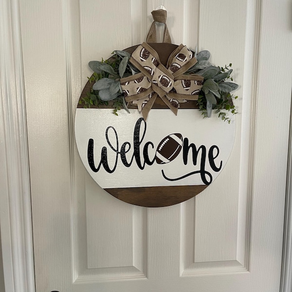 Welcome Sign | Welcome Wreath | Welcome Door Hanger | Front Door Decor ...