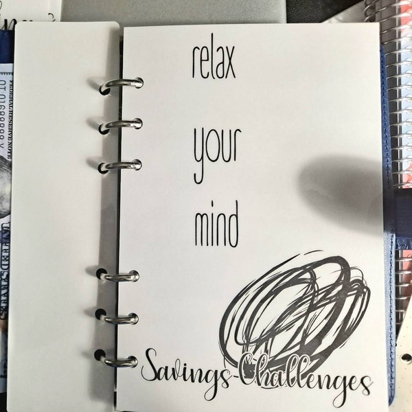 Cash Envelope Tracker, Horizontal Cash Trackers, Printable, Cash ...
