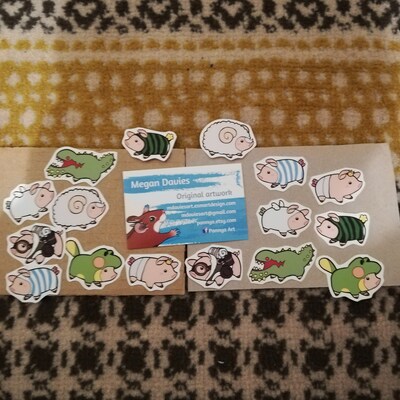 Monster Hunter Cute Poogie Stickers Pack of 16 Custom Made to Order ...