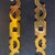 Just the Metal Tear Drop or Ring Pull NO Back Plates Solid Cast Brass ...