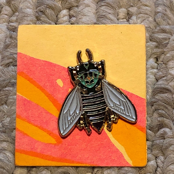 Cicada Art, Sacred Geometry Wall Art, Brood X, Insect Art, Fairycore ...