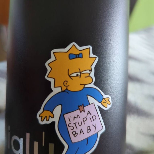 The Simpsons Vinyl Sticker | Blinky the Fish | Three-eyed Fish | Laptop ...