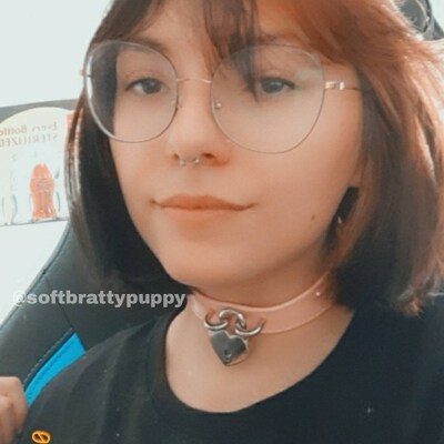 Pink Faux Leather Heart Padlock Choker, Pink Heart Lock Choker, Pink ...