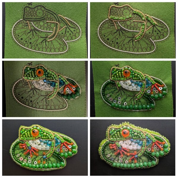 Bead Embroidery Kit Bumblebee. Seed Bead Brooch Kit. DIY Craft Kit ...