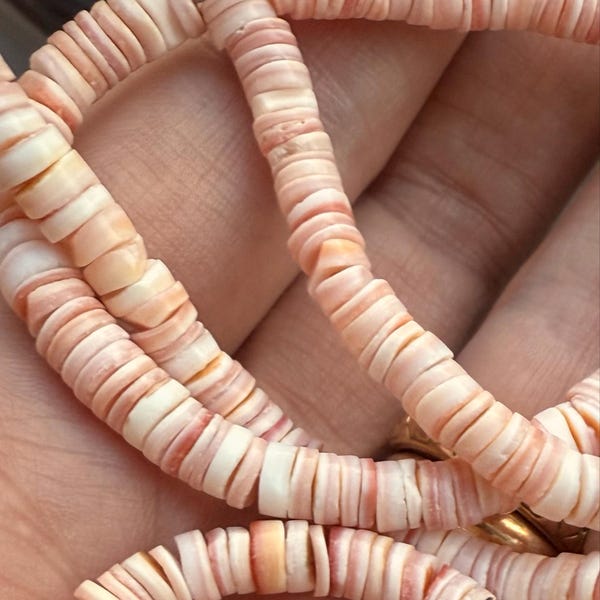 Puka Shell, Vary Size Nature Tiger Puka Shell Beads, 15.5 Inch - Etsy