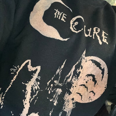 The Cure Cat Tee, 90s Alt Indie Rock, Unisex Shirt, Music Gifts, Cat ...
