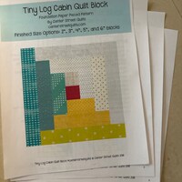 Tiny House Foundation Paper Piecing FPP Pattern Easy and - Etsy Canada