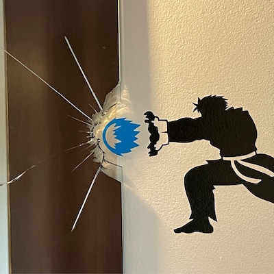 Street Fighter Ken Hadouken Vinyl Decal Sticker for Cars - Etsy