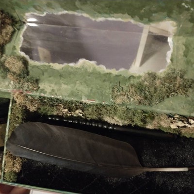 Black Crow Feather Quill Pen for Calligraphy Raven - Etsy
