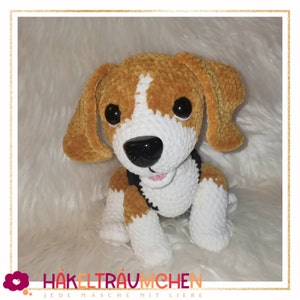 Crochet Beagle Dog Pattern, Stuffed Dog, Dog Toy, Plush Pattern ...