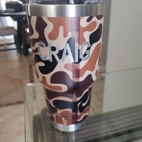 Yeti 20 Oz Tumbler Duck Stamp Old Camo 2019 Mallard Flying - Etsy
