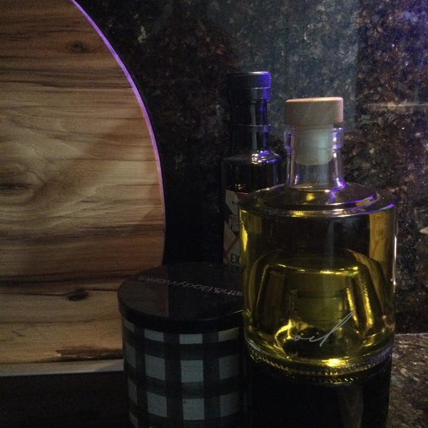 Oil and Vinegar Glass Dispensing Set - Etsy