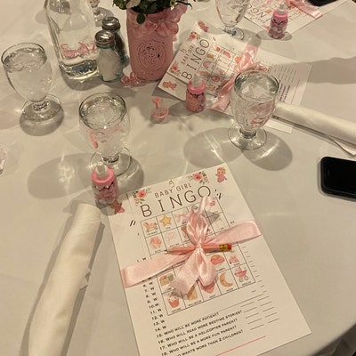 Handheld Printable Bingo Sign or Paddle Fan in 6 Colors to Match Your ...