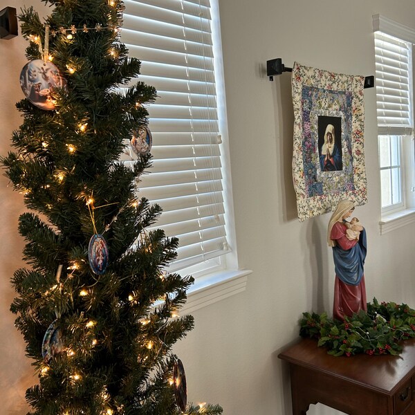 Religious Ornament, Holy Family Christmas Decoration, Religious Holiday ...