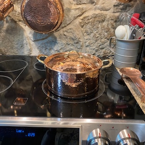 Handmade Copper Pot Turkish Copper Pot Copper Cookware Copper Cooking ...