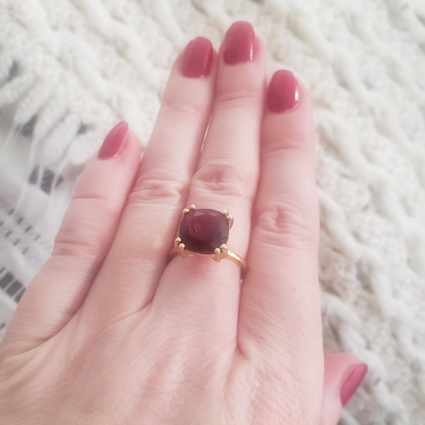 Rainbow Gemstone Eternity Band, Multi Gemstone Ring, 14k Gold Rainbow ...