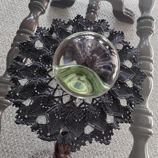 Set Gothic Doily, Crochet Black Doilies Like Dark Home Decor - Etsy